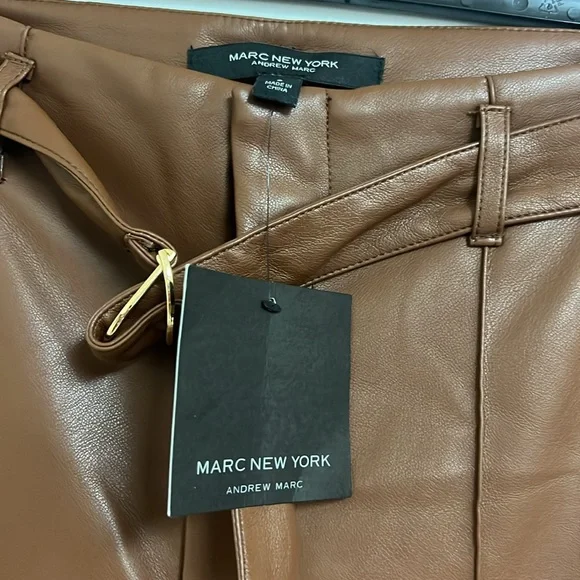 Andrew Marc | Pants & Jumpsuits | Nwt Marc Andrew Marc Feux Leather ...
